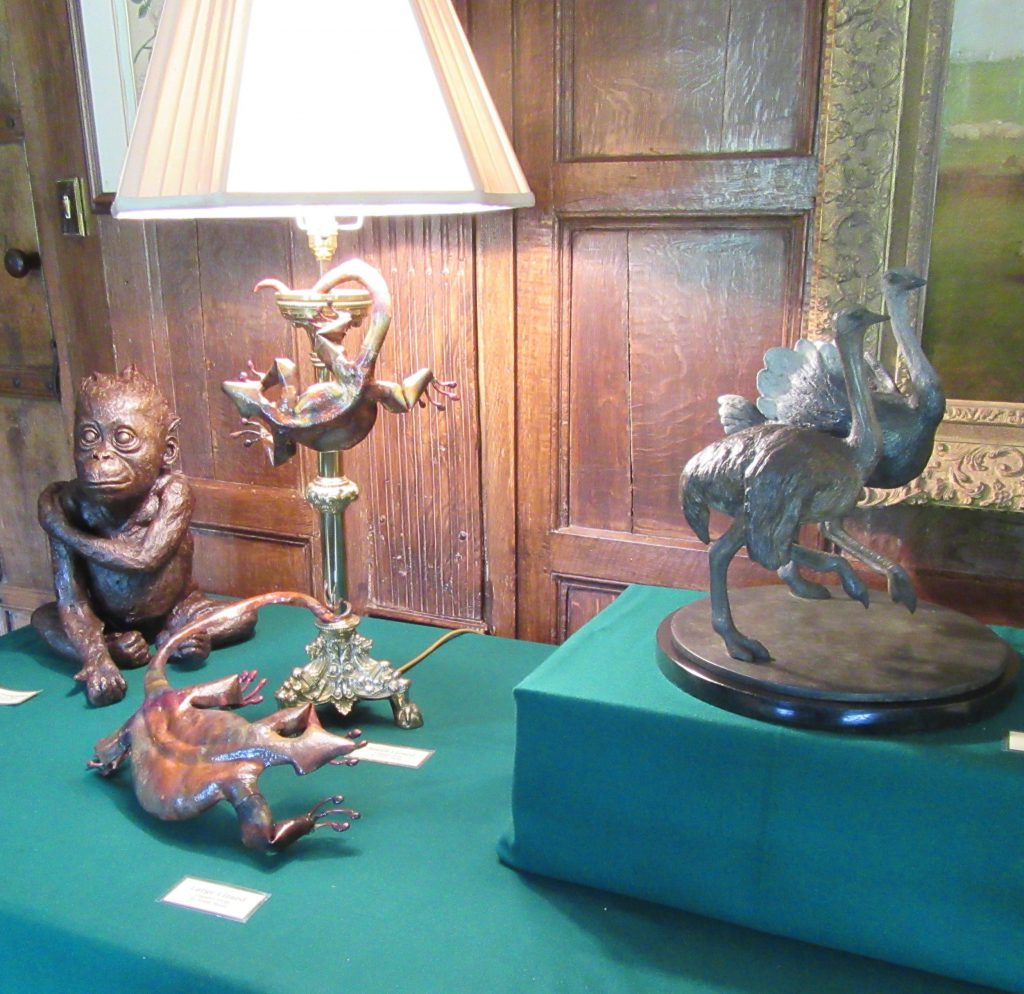 PASHLEY MANOR GARDENS indoor sculpture exhibition 2019 by Kate Wilson ...